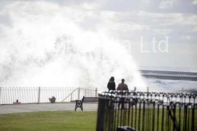 38939599-Storm waves on Seaburn promenade. - National World | Newsprints