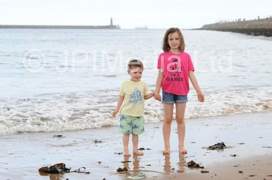 39071994-Out and About Littlehaven, South Shields - youngsters Joey and ...