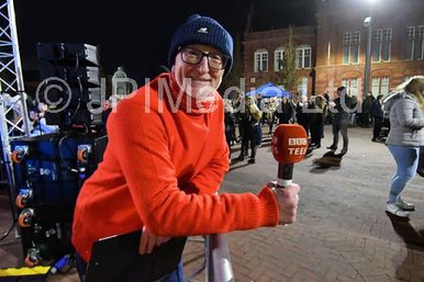 39292097-Gary Phillipson of BBC Radio Tees at the Hartlepool Christmas ...