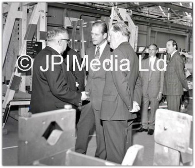 38948042-Duke of Edinburgh s Visit to BAC Preston. June 30,1972 ...