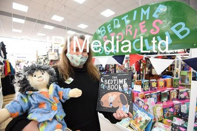 38962467-Michelle Brereton at her book stall in Fleetwood Market ...