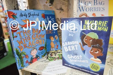 38962491-Michelle Brereton at her book stall in Fleetwood Market ...