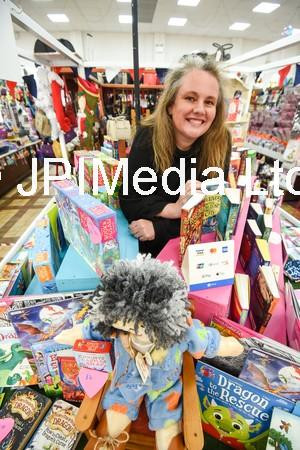 38962492-Michelle Brereton at her book stall in Fleetwood Market ...