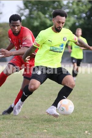39543502-AFC Mansfield v Worksop Town green , Jay Rollings and Khalid ...