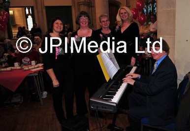 39081357-from left, Marianne Shaw, Emily Dyson, Andrea Danby, Janet ...