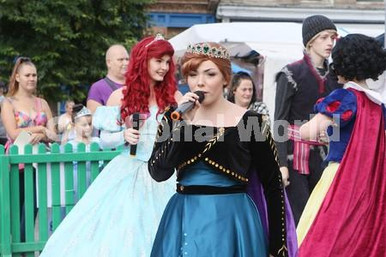 39543570-Princesses and Superheroes, the Princesses on stage for their ...
