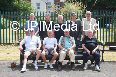 39035566-Highfield v Layton Amateurs. Layton back row L-R Brian Whetton ...
