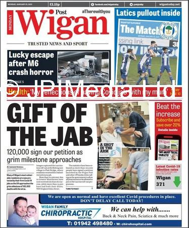 38929969-Wigan Post front pages from one year of Covid - National World ...