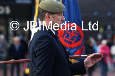 39249820-Photo Neil Cross; Remembrance Day service at Preston Flag ...