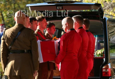 39614774-Pallbearers. Funeral of Sgt Dean Walton, The Oaks Crematorium ...