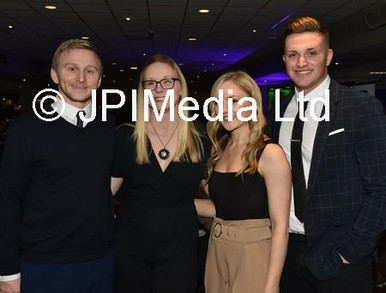 38363727-Photo: David Hurst Wigan Business Awards. From left, Nick ...