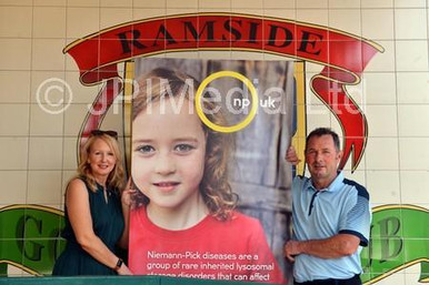 39108713-Neimann-Pick UK CE Toni Mathieson with organiser fundraiser ...
