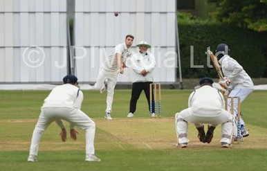 39104179-Hartlepool s Neil Whitworth bowling against Saltburn at Park ...