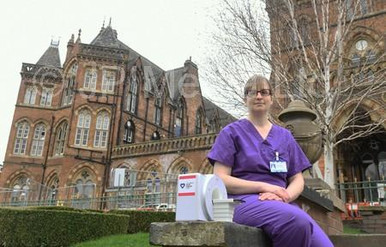 38924116-Dr Malenka Bissell NIHR Clinical Director with the toy MRI ...