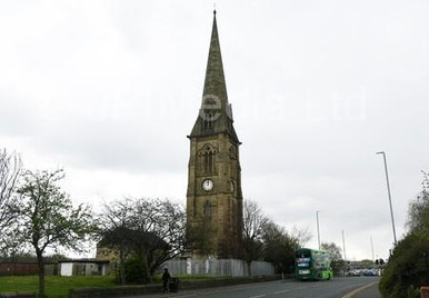 39406023-Stock St Mary s Hunslet Church spire. 8th April 2022. Picture ...