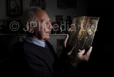 39252196-Retired Miner Roger Monks ,with his mining memorabilia ...