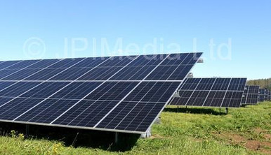 39153658-Solar panels at the newly opened solar farm at The Defence ...