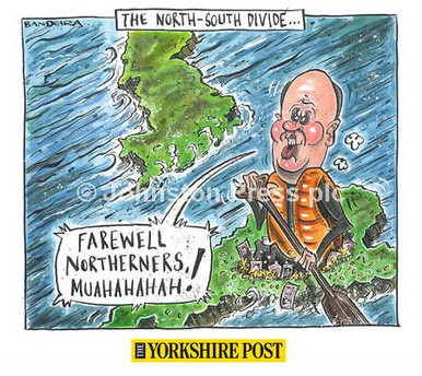 35668958-BOOK CARTOON NORTH-SOUTH DIVIDE - Iconic Media Group | Newsprints