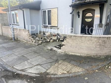 39153844-The scene of the RTA close to the junction of Elwick Road and ...