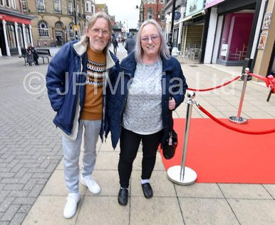 39191105-Ron and Maria Boyd shopping in South Shields South. South ...