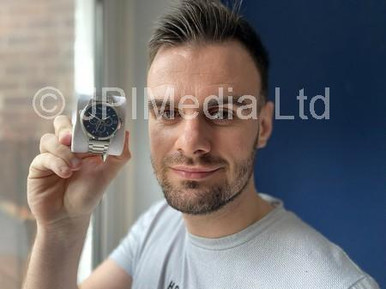 39218799-Conner Boyle with a selection of Venture Watches. Picture by ...