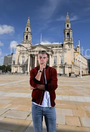 39072721-Asher Knight pictured in Millennium Square, Leeds. 3rd August ...