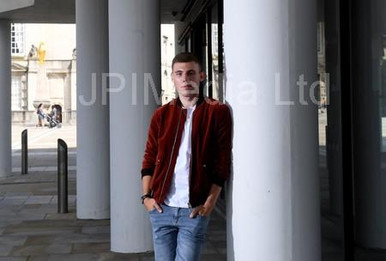 39072724-Asher Knight pictured in Millennium Square, Leeds. 3rd August ...