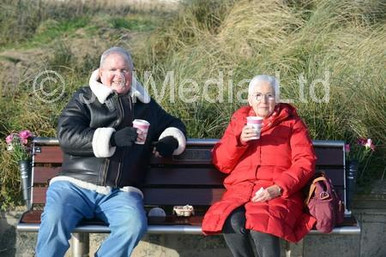 39240857-Out and about at Blyth Beach. Keith and Hazel Murray ...