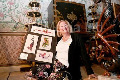 39082287-Maureen Bromley one of the Hull and East Riding Broiderers ...