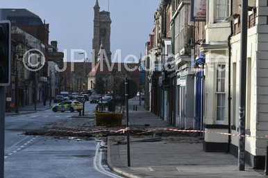 39281268-Storm damage to The Royal Hotel, Church, Street, Hartlepool ...