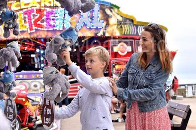 39092124-All the fun of the fair at Whitby Regatta. . . on The Pier and ...