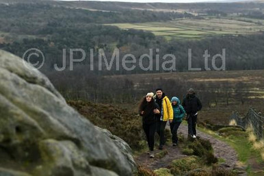 39293821-Members of the Peaks of Colour group, pictured walking in the ...
