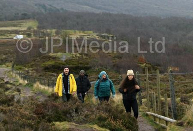 39293822-Members of the Peaks of Colour group, pictured walking in the ...