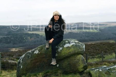 39293827-Evie Muir from the Peaks of Colour group, pictured walking in ...