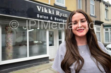 38924621-Hairdresser Vicky Ryan outside her Lister Street salon ...