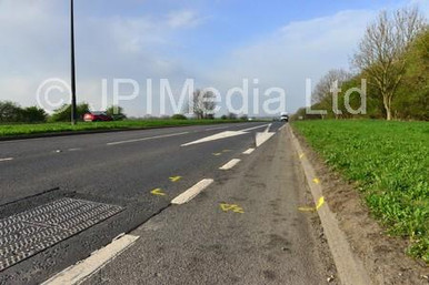 38935221-The scene of a RTA A689 into Hartlepool from Wolviston ...