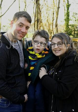 38872803-Ben Milner and Lora Bedford with their son Phoenix Milner 5 at ...