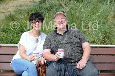 39024889-Out and about at Blyth Beach. Joan and Neil Johnson ...