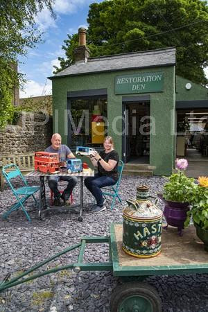 39046915-9 July 2021. . . . . Richard Dixon and Emma Galley at the ...