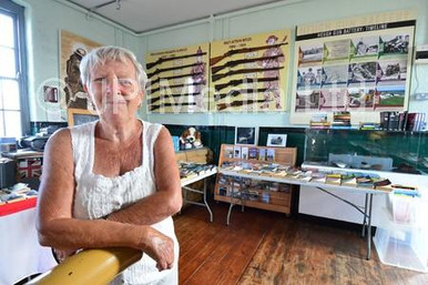 39057199-Pam Arnell at the Heugh Battery museum. Picture by FRANK REID ...