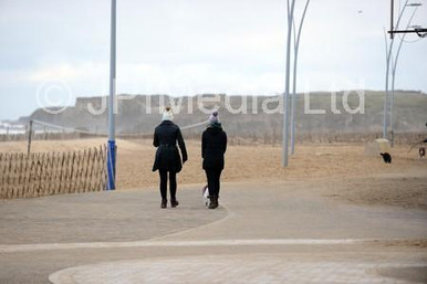 38868955-Out and about at Sandhaven beach, South Shields seafront ...