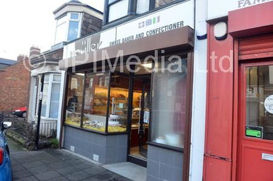 38880543-Villette Road, Hendon during lockdown 3. Mullers Bakery ...