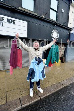 38895889-Ian Lane with a selection of items which can be swapped at ...