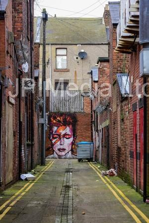 38904556-Mural of David Bowie, in a being Whitby Street, Hartlepool ...