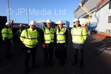 39618379-MP Penny Mordaunt pictured on a visit to Portsmouth Port to ...