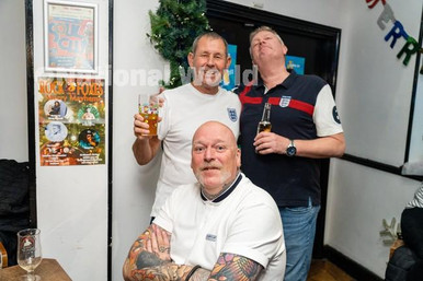 39626915-Steve, Craig, Tony - England fans come to The Kings in ...