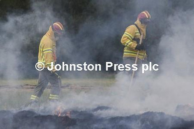 38009980-The new wildfire burn team from Bacup give a demonstration at ...