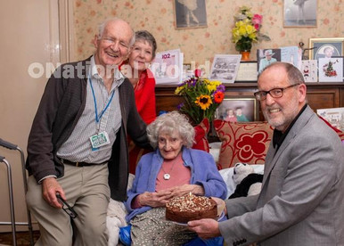 39633514-Maise Smith celebrates her 103rd birthday on Wednesday 21st ...