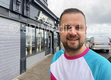 39404928-Dean McGill in his running vest. Picture by FRANK REID ...