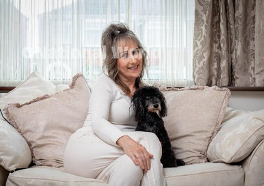 39637961-Tracey Conway s dog, Bobbie-Thierry, a toy poodle, is ...